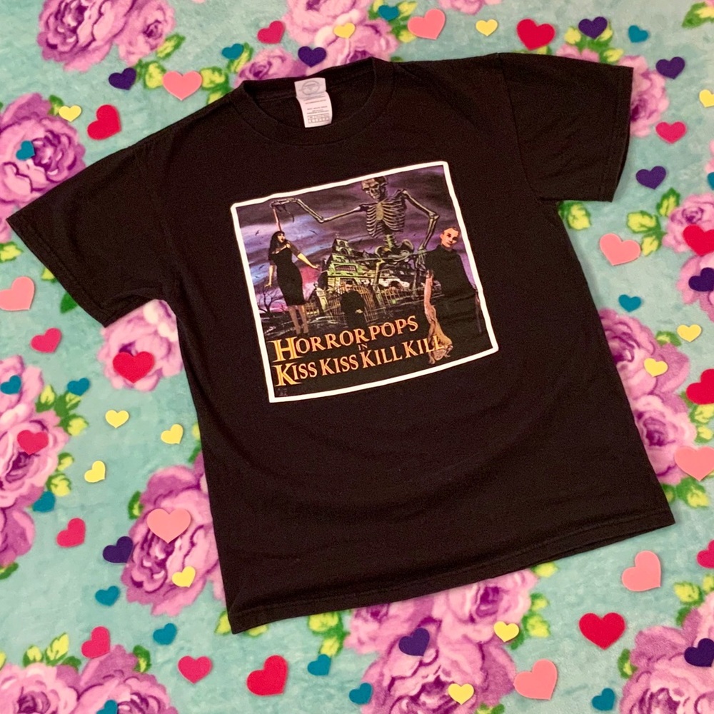 Rare Vtg Horrorpops Psychobilly Punk Rock T Shirt - Gem